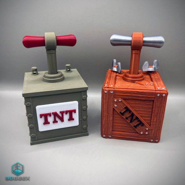 3D Printable Fidget TNT Detonators by 3DGeex