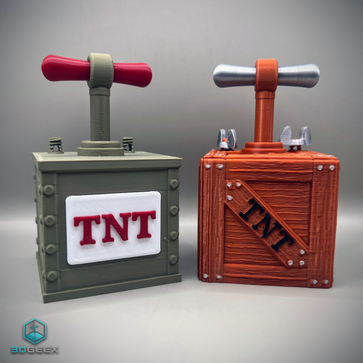 3D Printable Fidget TNT Detonators by 3DGeex
