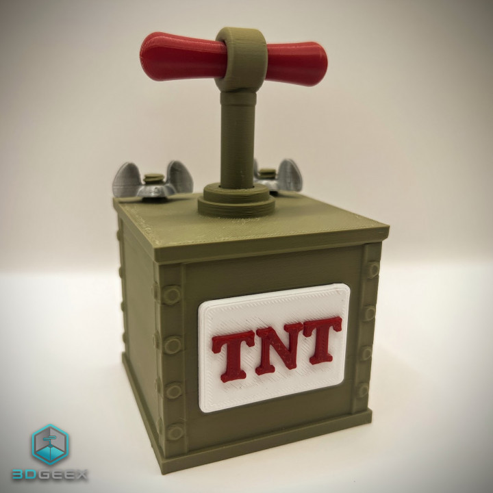 3D Printable Fidget TNT Detonators by 3DGeex