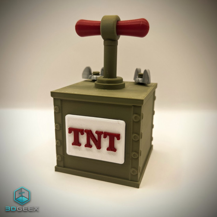 3D Printable Fidget TNT Detonators by 3DGeex