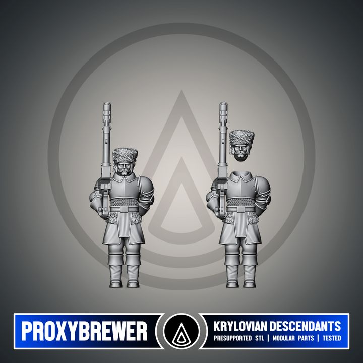 3D Printable Free Model - Krylovian Descendants by ProxyBrewer