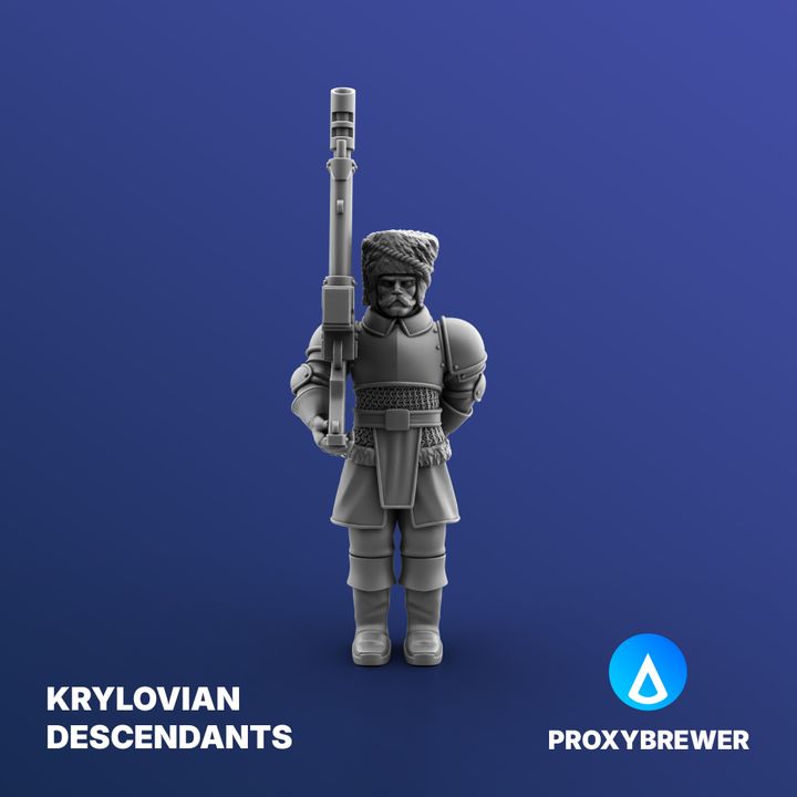 3D Printable Free Model - Krylovian Descendants by ProxyBrewer