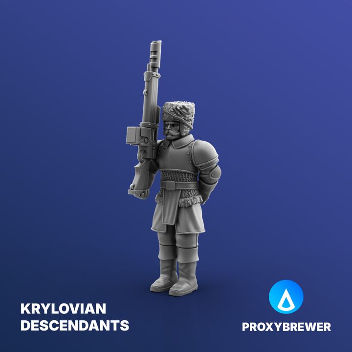 3D Printable Free Model - Krylovian Descendants by ProxyBrewer
