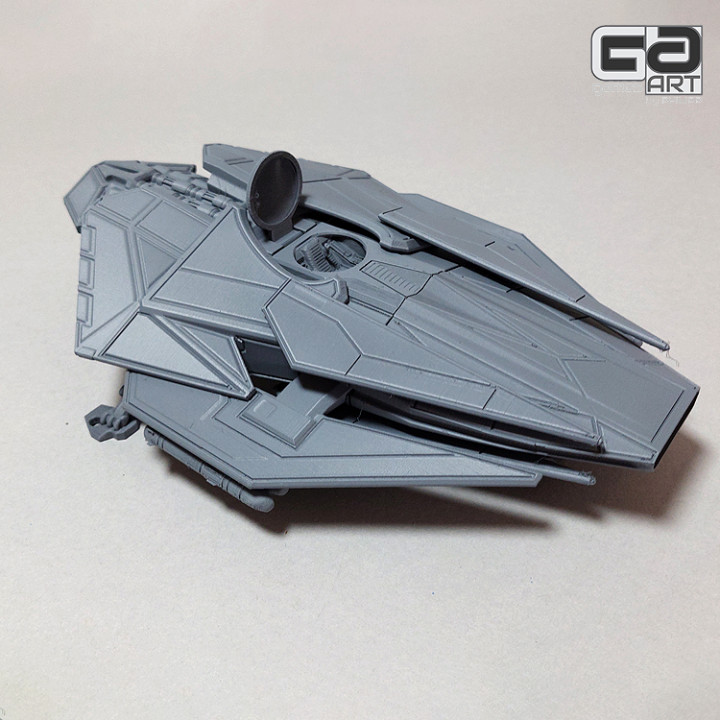 3D Printable Arrowhead Bomber - 28mm scale by gamesART by Philipp