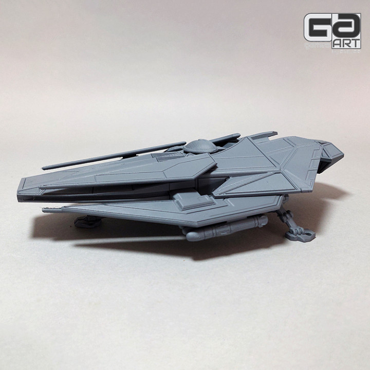 3D Printable Arrowhead Bomber - 28mm scale by gamesART by Philipp