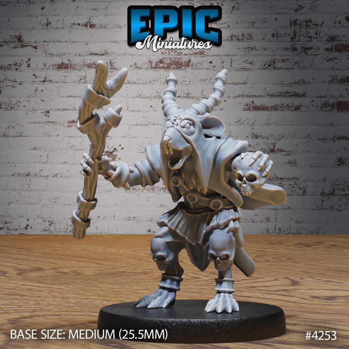 3D Printable Rat Folk Tribe Set A / Sewer Ratfolk / Rodent Warrior ...