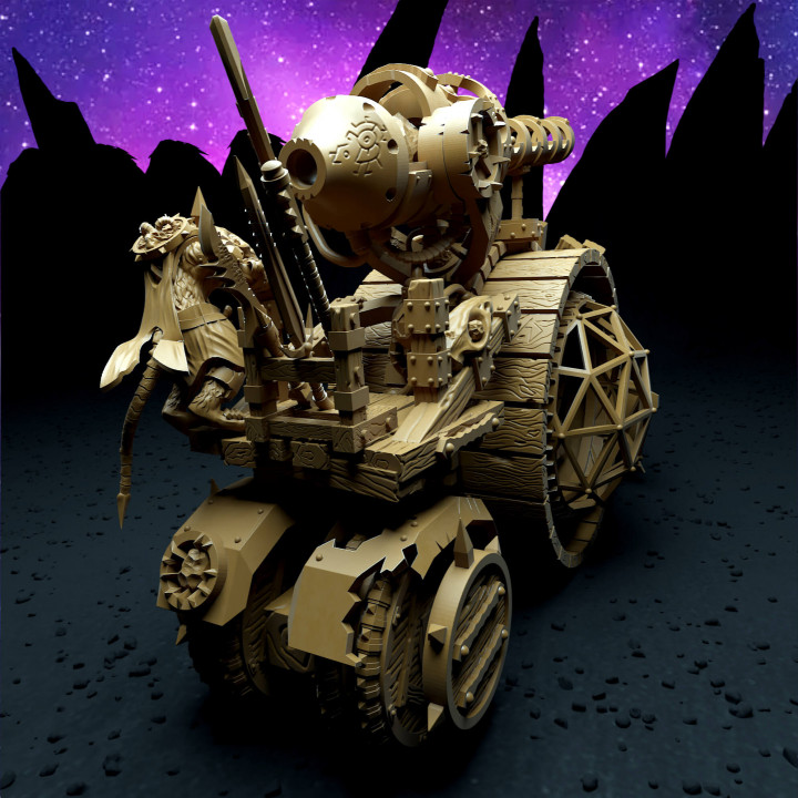 3D Printable Ratkin Wheels of Doom by Lex Addams