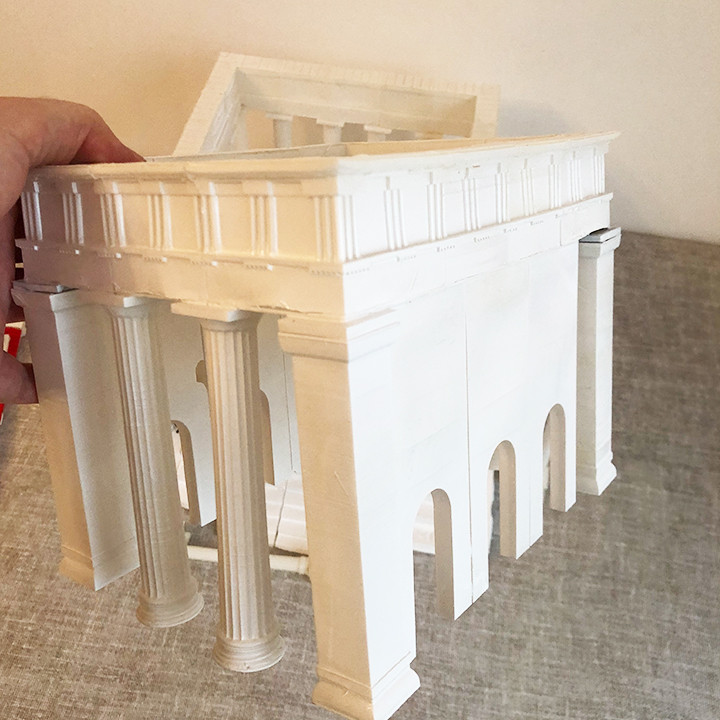 3D Printable Greek temple modular by ARTMARKEVYCH