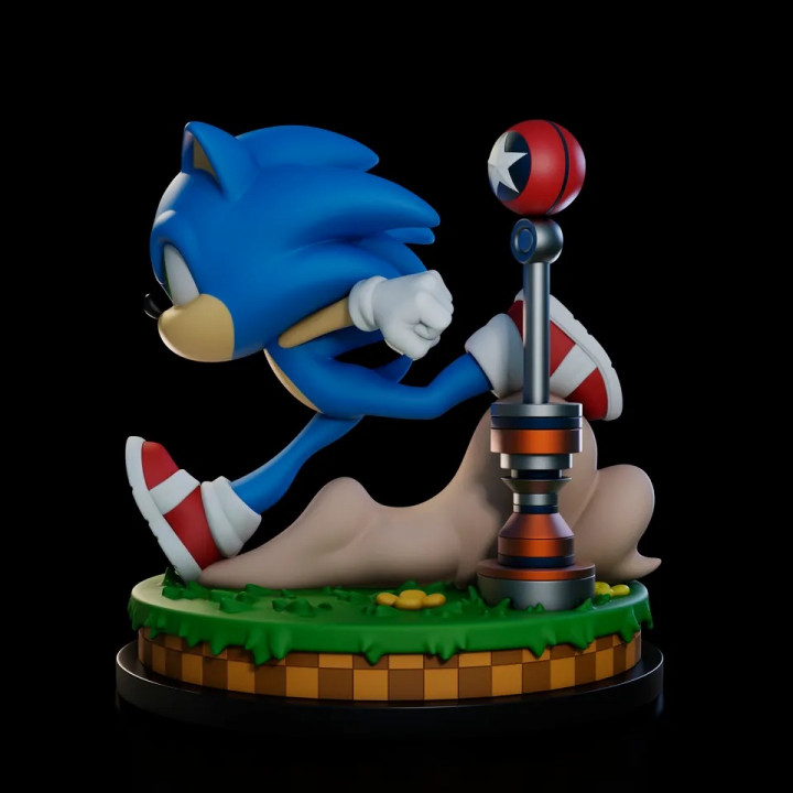 3D Printable Sonic The Hedgehog by PrintCrafts