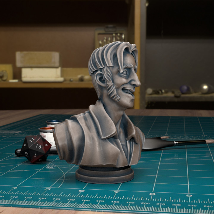 3D Printable Curse of Strahd - Nikolai Watcher Bust [Pre-Supported] by ...