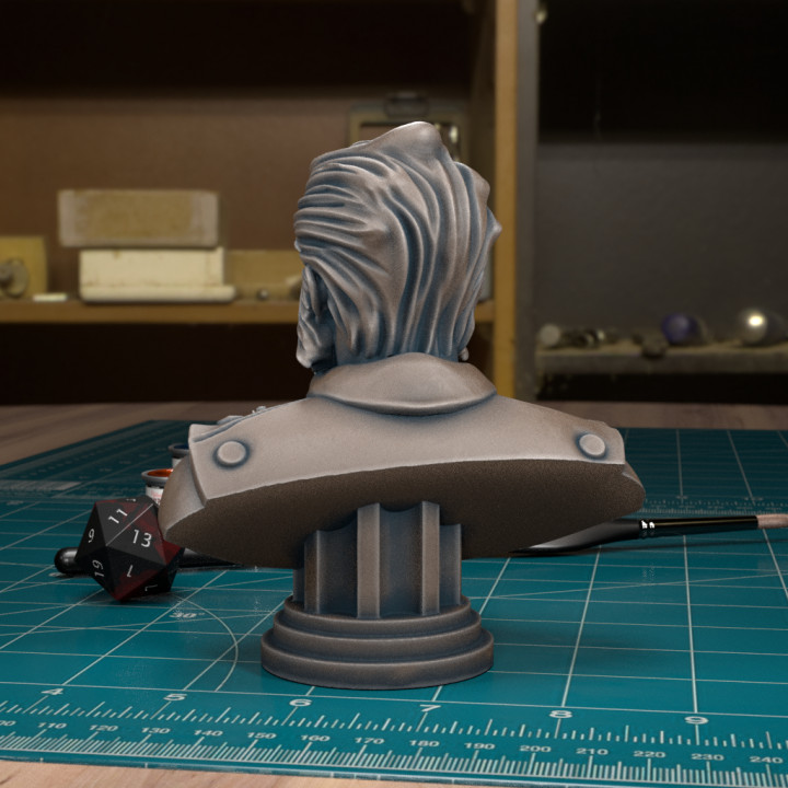 3D Printable Curse of Strahd - Luvash Bust [Pre-Supported] by ...