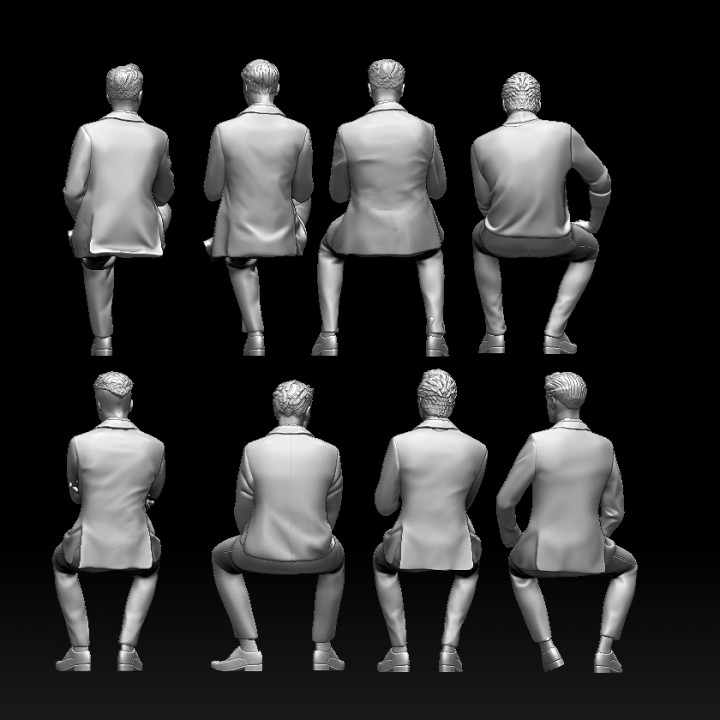 3D Printable men by Dmitry Tishchenkov