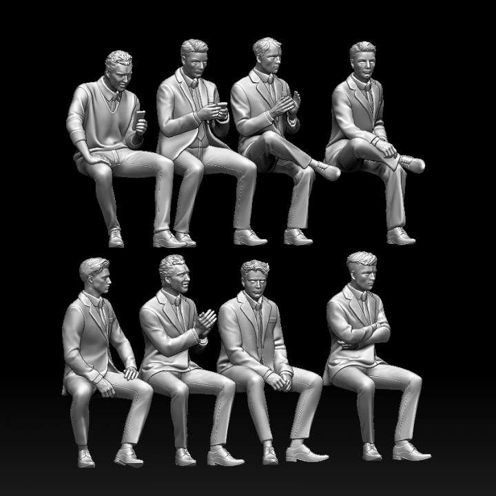 3D Printable men by Dmitry Tishchenkov