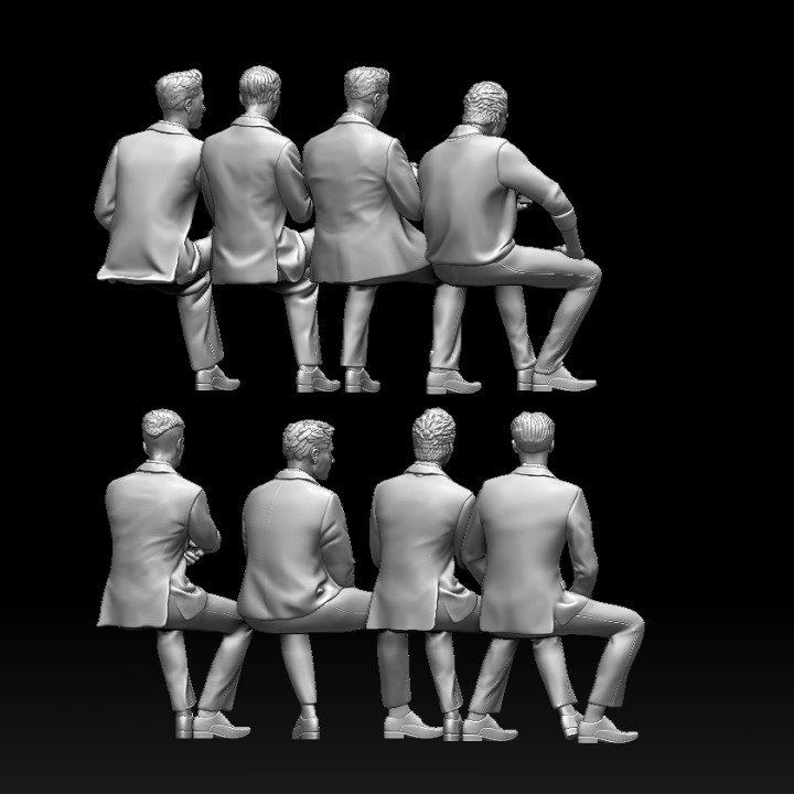 3D Printable men by Dmitry Tishchenkov