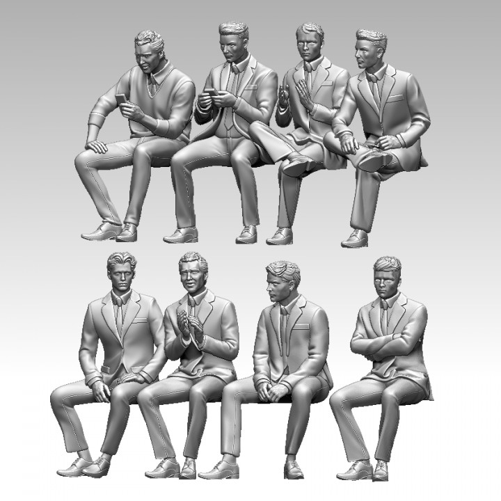 3D Printable men by Dmitry Tishchenkov