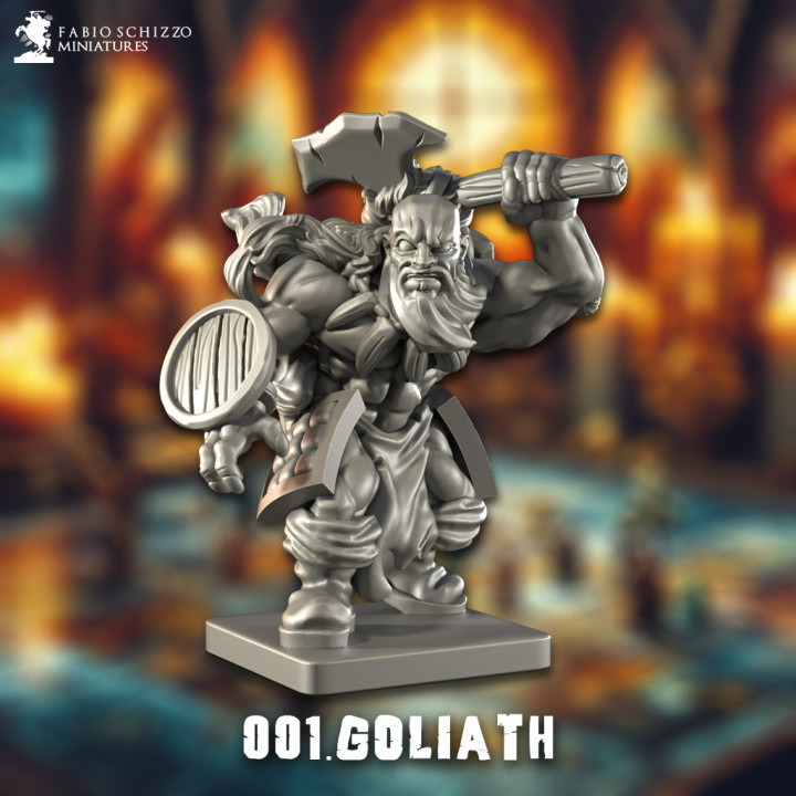 3D Printable 001.Goliath by Fabio Rizzo
