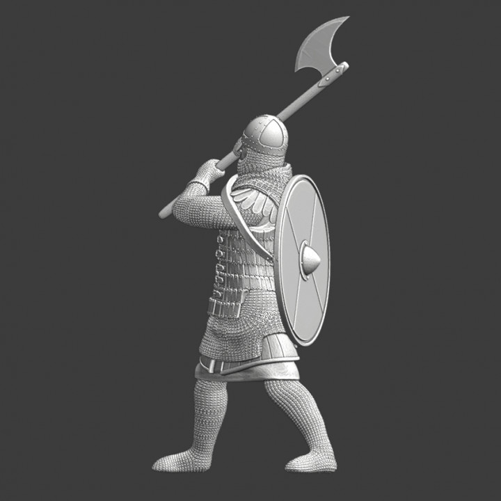 3D Printable Medieval Danish Crusader Knight - Dane Axe by Northern ...