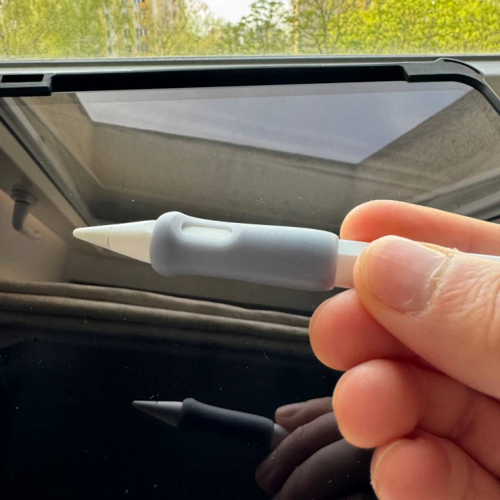 3D Printable Apple Pencil Grip / Wacom like by Piktion Collective