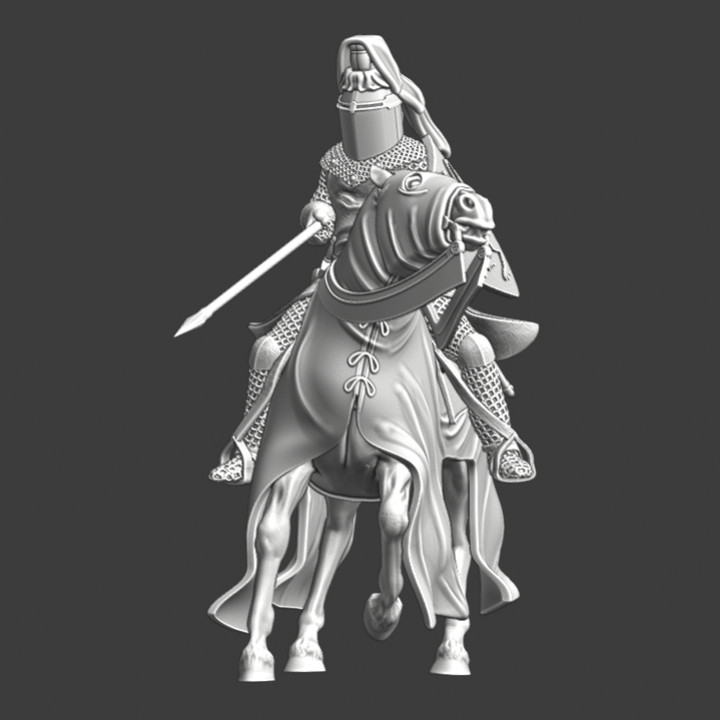 3D Printable Medieval Knight with crested helmet -STL Model by Northern ...