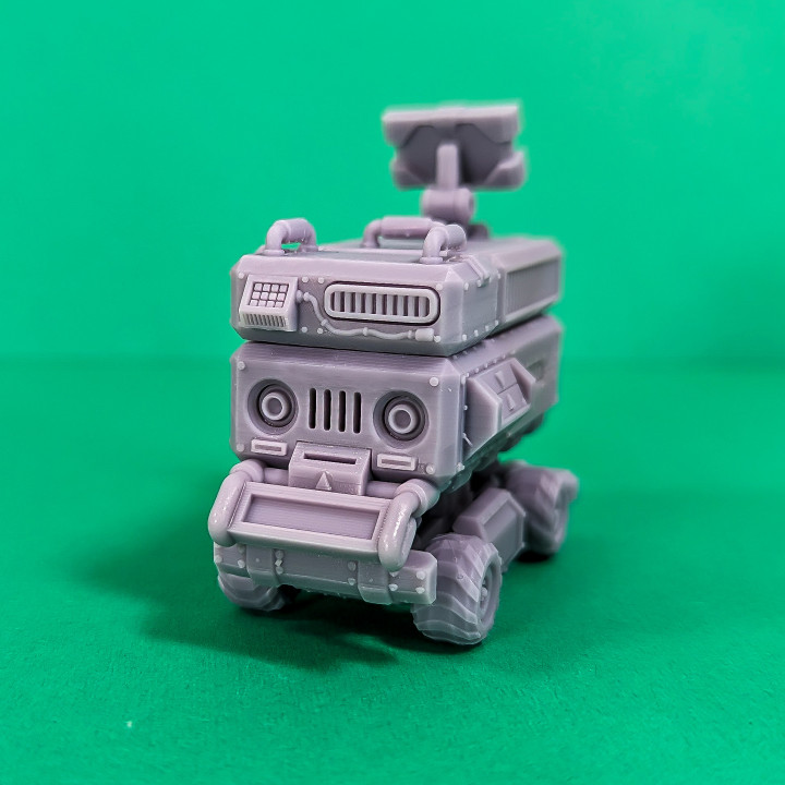 3D Printable Delivery Bot by Print Minis