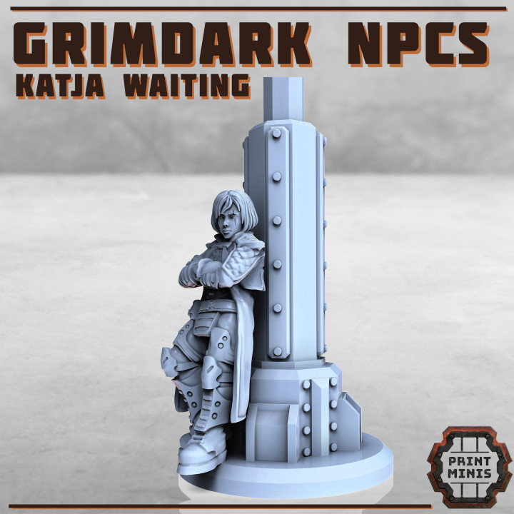 3D Printable Grimdark NPCs Kit by Print Minis