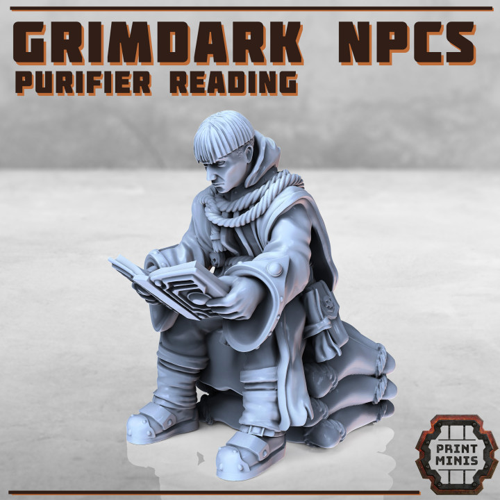 3D Printable Grimdark NPCs Kit by Print Minis