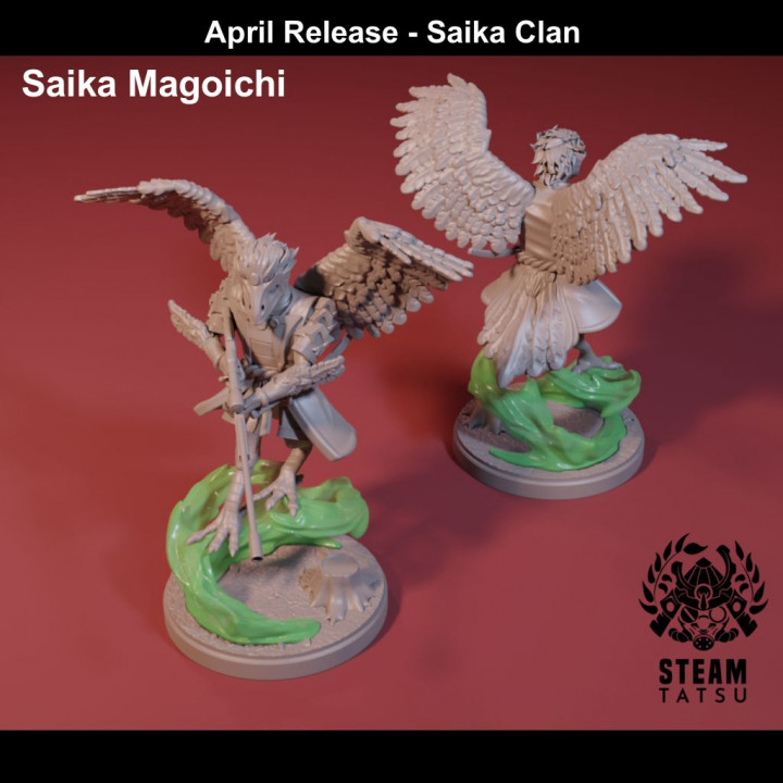3D Printable Saika Magoichi by Steam Tatsu