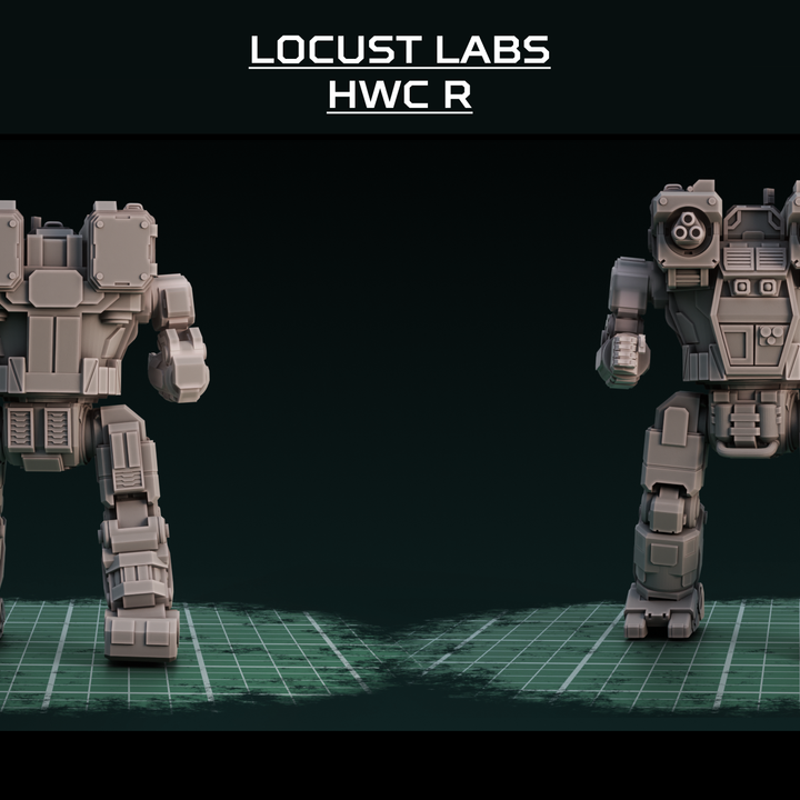 3D Printable 6mm HWC - Rework Series by Locust_Labs
