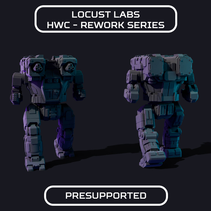 3D Printable 6mm HWC - Rework Series by Locust_Labs