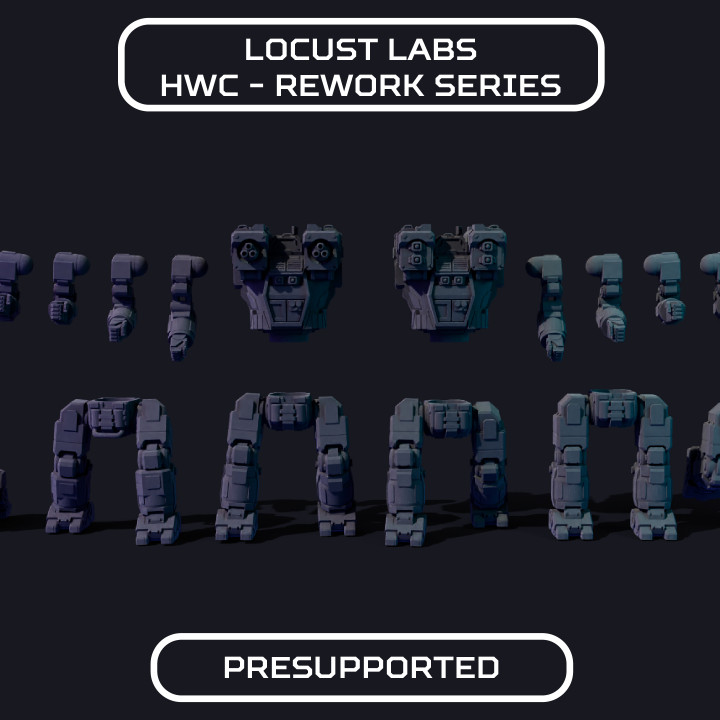 3D Printable 6mm HWC - Rework Series by Locust_Labs