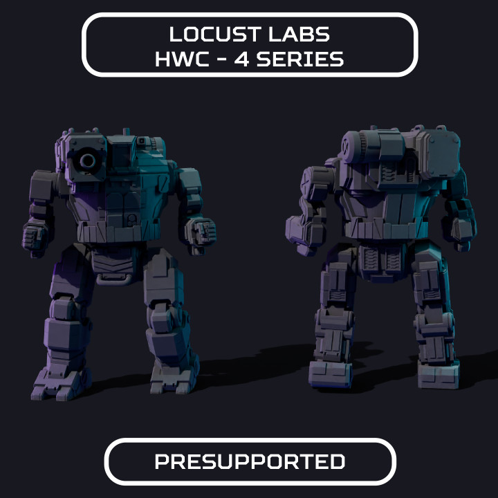 3D Printable 6mm HWC - 4 Series by Locust_Labs
