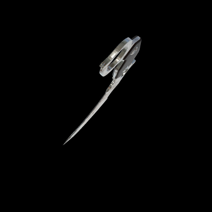 3D Printable Rusty Karambit by Dani Hights