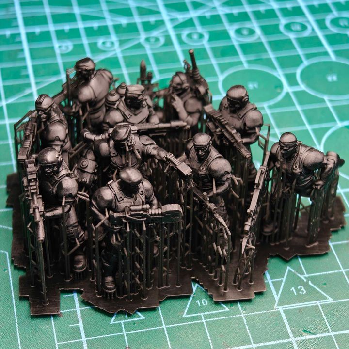 3D Printable Green Hell Division Commando Squad by dakkadakka.store