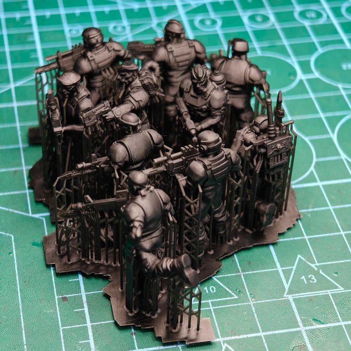 3D Printable Green Hell Division Commando Squad by dakkadakka.store