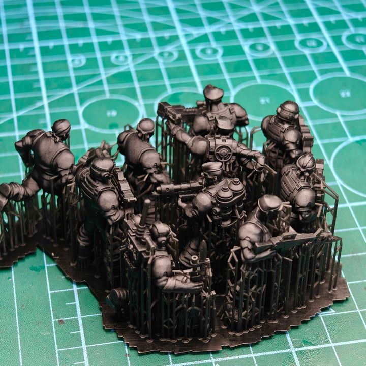 3D Printable Green Hell Division Commando Squad by dakkadakka.store