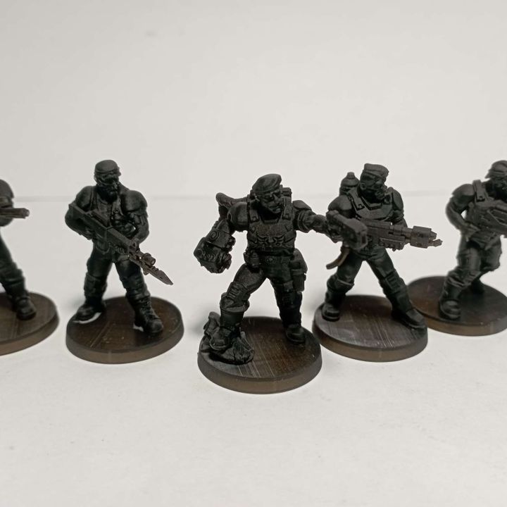 3D Printable Green Hell Division Commando Squad by dakkadakka.store