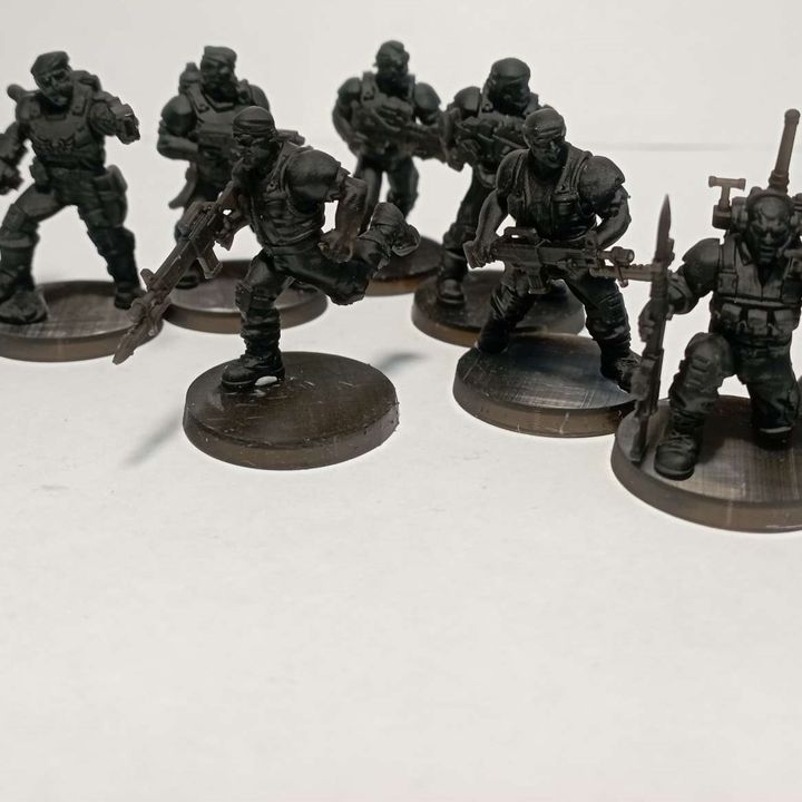 3D Printable Green Hell Division Commando Squad by dakkadakka.store