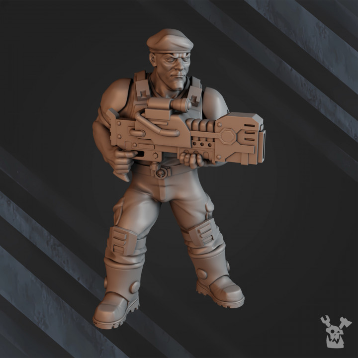 3D Printable Green Hell Division Commando Squad by dakkadakka.store