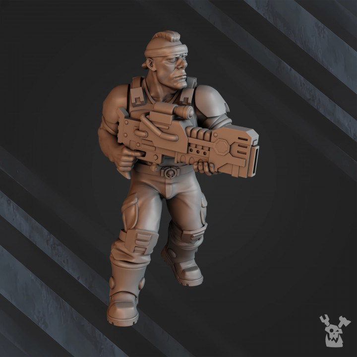 3D Printable Green Hell Division Commando Squad by dakkadakka.store