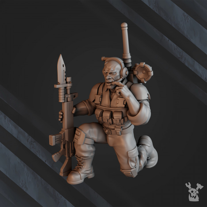 3D Printable Green Hell Division Commando Squad by dakkadakka.store