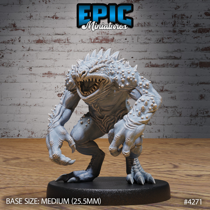 3D Printable Sewer Beast Set / Underground City Creature / Access ...