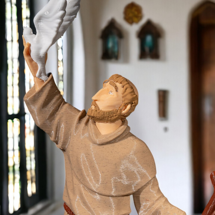 3D Printable Saint Francis by Stlflix