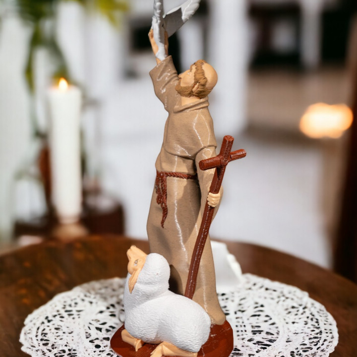 3D Printable Saint Francis by Stlflix