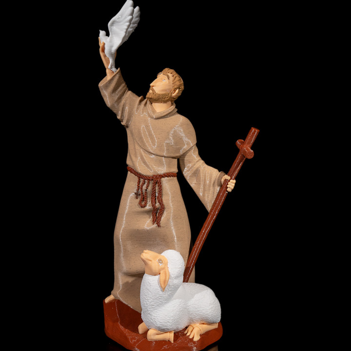 3D Printable Saint Francis by Stlflix