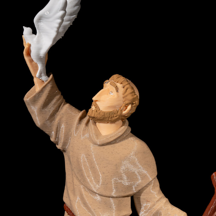 3D Printable Saint Francis by Stlflix