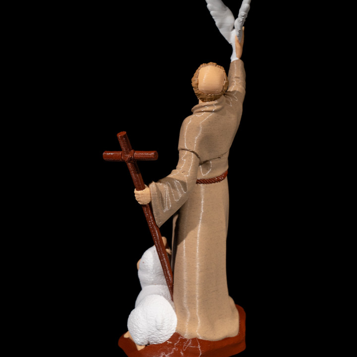 3D Printable Saint Francis by Stlflix