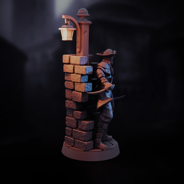 3D Printable Assasin, Freedom Fighter or Bandit | RPG Tabletop Mini ...
