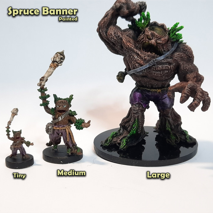 3D Printable Spruce Banner - A Male Plantient Spruce Tree by Dark ...