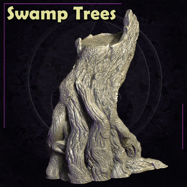 3D Printable Elder Swamp Tree - Scatter Terrain by Dark-Platypus Studio