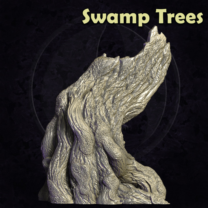 3D Printable Elder Swamp Tree - Scatter Terrain by Dark-Platypus Studio